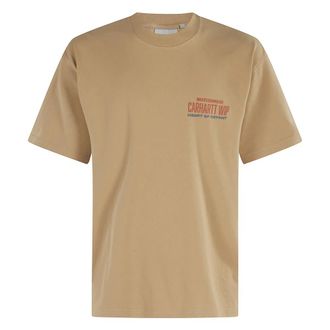 Carhartt Work in Progress Arcan Dusty Brown T-Shirt - - Tops - Herren - Braun - L