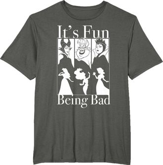 Disney Princess Villains Fun Being Bad Graphic T-Shirt C1 T-Shirt