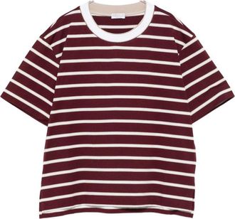 Brunello Cucinelli Brunello Cucinelli T-shirt en coton ray&eacute;