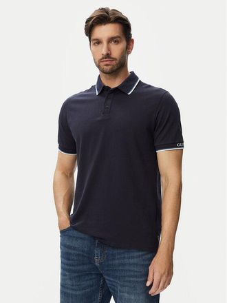 Guess Poloshirt M6YP28 K4475 Dunkelblau Slim Fit