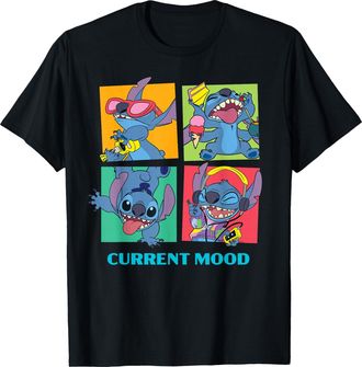 Disney Lilo & Stitch Current Mood Funny Stitch Moods T-Shirt