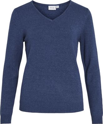 Vila Viril V-Neck L/S Knit Top - Noos