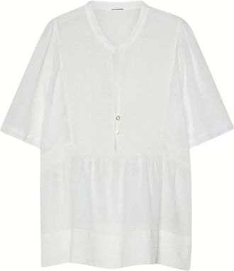 Pomandere Femme, Blouses et Chemises, Blanc, Taille: 38 FR Soft Blouse