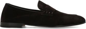 Bally Homme, Chaussures, Brun, Taille: 45 EU Elios Suede Mocassins