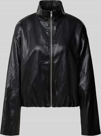 Jake*s Casual Bomberjacke mit hohem Stehkragen