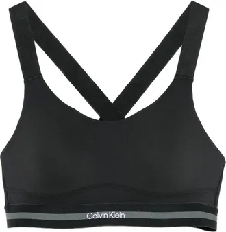 Calvin Klein Logo-underband Racerback Sports Bra