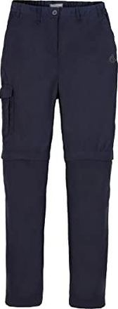Craghoppers Expert Kiwi Pantalon Convertible pour Femme Work Utility Pants, Bleu Marine, 10