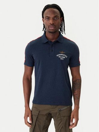 Aeronautica Aeronautica Militare Poloshirt 261PO1926UJ00723 Dunkelblau Regular Fit