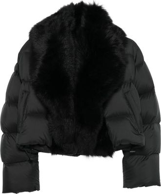 Gucci Shearling-collar Puffer Jacket