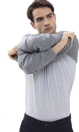 Mey Tagw&auml;sche Serie Hybrid T-Shirt Herren Shirts 1/2 Arm Light Grey Melange (L)