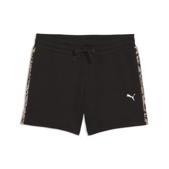 Puma Short &agrave; imprim&eacute;s 5 Essentials Animal Femme, Accessoires, Noir, XL
