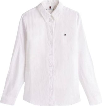Tommy Hilfiger Femme, Blouses et Chemises, Blanc, Taille: 38 FR Tommy Hilfiger Chemises White