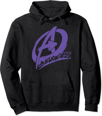 MARVEL Avengers Spray Painted Text Logo Pullover Hoodie