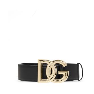 Dolce & Gabbana G&uuml;rtel mit Logo - - Accessories - Damen - Schwarzk - 80 CM