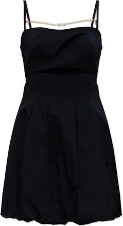 Versace Jeans Couture Femme, Robes, Noir, Taille: 34 FR Robe courte avec fentes d&eacute;coratives