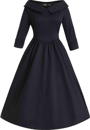 Dolly & Dotty A-Linien-Kleid Ruth Schwarz Vintage Retro Rockabilly