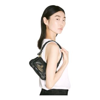 Vivienne Westwood Femme, Sacs, Noir, Taille: ONE Size Petit sac bandouli&egrave;re Hazel