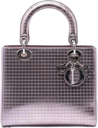 Dior Pre-owned Lady Dior - Femme - Pre-owned - Violet - Taille: ONE Size