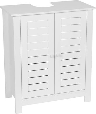 Tendance Waschbeckenunterschrank MDF 2 t&uuml;ren 1 Regal innen - santorin