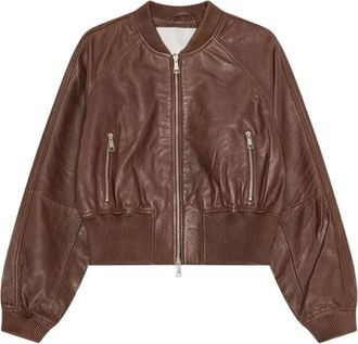 Birgitte Herskind Femme, Vestes, Brun, Taille: 38 FR Dario Leather Jacket