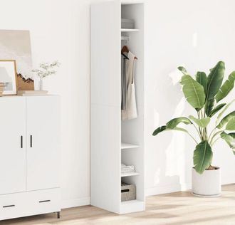 vidaXL vidaXL Kleiderschrank Wei&szlig; 30x50x200 cm Holzwerkstoff