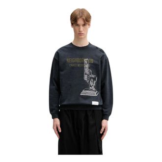 Neighborhood Savage Crewneck - Homme - Sweatshirts et sweats &agrave; capuche - Noir - Taille: M