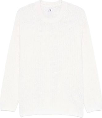 C.P. Company pull à encolure ronde - Blanc