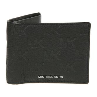 Michael Kors Homme, Accessoires, Noir, Taille: ONE Size Portefeuille &agrave; deux volets et &eacute;tui pour cartes Hudson