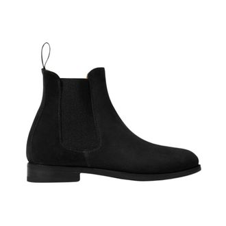 Scarosso Schwarze Chelsea Boots aus Wildleder - - Shoes - Damen - Schwarzk - 38 EU