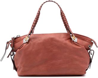 Gucci Shopper - Medium Leather Bamboo Bar Tote - Gr. unisize - in Orange - f&uuml;r Damen