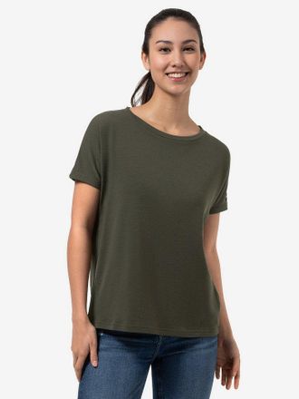 super.natural T-Shirt f&uuml;r Damen, Merino COSY SHIRT atmungsaktiv, casual