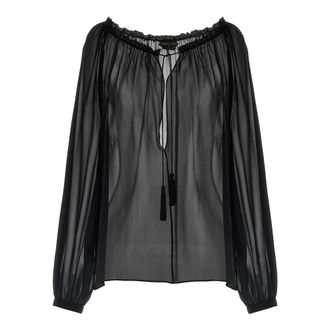 Tom Ford Damen, Blusen & Hemden, Schwarzk, 3XSGröße