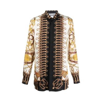 Moschino Hemd mit Print - - Shirts - Herren - Mehrfarbig - XL