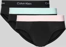 Calvin Klein Underwear Slip aus Baumwoll-Mix im 3er-Pack
