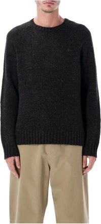 Polo Ralph Lauren Homme, Pulls, Brun, Taille: XL Crewneck Donegal