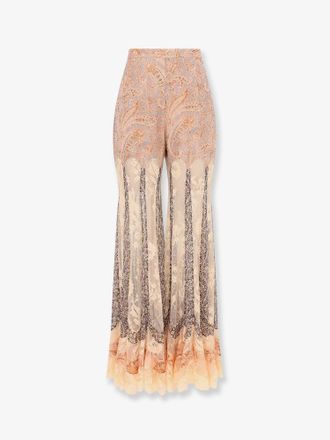 Zimmermann Valiant Panelled Flare silk trousers - ZIMMERMANN - gender_Woman