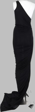 Rick Owens One-Shoulder Asymmetric Dress - Black