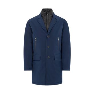 Roberto Cavalli Homme, Vestes, Bleu, Taille: M Veste Rembourr&eacute;e &agrave; Superposition