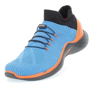 UYN Herren City Running Sneaker, Blue/Orange, 47 EU