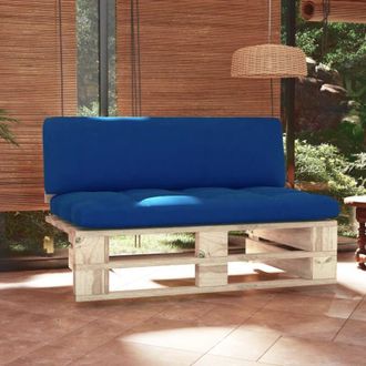 vidaXL vidaXL Outdoor-Mittelsofa Paletten Impr&auml;gniertes Kiefernholz