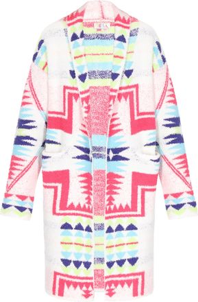 Izia Strickjacke Frauen cremewei&szlig; mehrfarbig