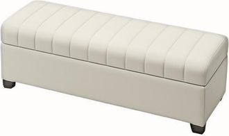 Generic Schminkstuhl, Elegante Aufbewahrungsbank, Fu&szlig;st&uuml;tze aus Kunstleder, max. 205 l, dick gepolsterter Schminkhocker f&uuml;r Schlafzimmer, Wohnzimmer, Eingangs