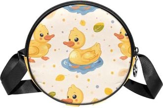 Generic Petit sac &agrave; bandouli&egrave;re Circle pour femme, petit sac &agrave; bandouli&egrave;re avec fermeture &eacute;clair, bretelles r&eacute;glables, sac &agrave; main rond d&eacute;contract&eacute; pour femmes