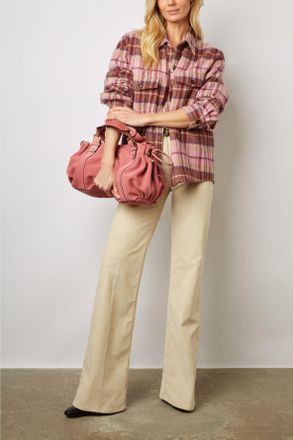 Gerard Darel Surchemise &agrave; carreaux - BECKY - Rose