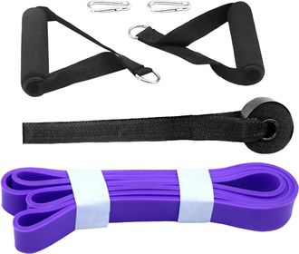 Generico Fitnessbänder, Widerstandsset | Klimmzughilfen aus Latex, elastisches Krafttraining für Muskeln, Fitnessstudio zu Hause, Körperdehnung für Männer und 