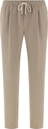 Boggi Milano Homme, Pantalons, Beige, Taille: S City Linen Pantalons