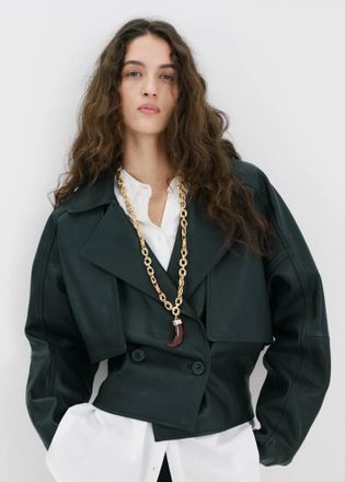 Mango Collier pendentif r&eacute;sine or - Femme - Taille unique - MANGO