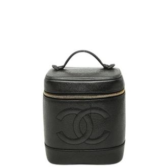 Chanel Sac Vanity Pre-owned - Femme - Pre-owned - Noir - Taille: ONE Size