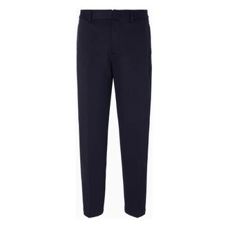 Emporio Armani Blaue Chino-Hosen f&uuml;r Reisen und Alltag - - Trousers - Herren - Blau - L