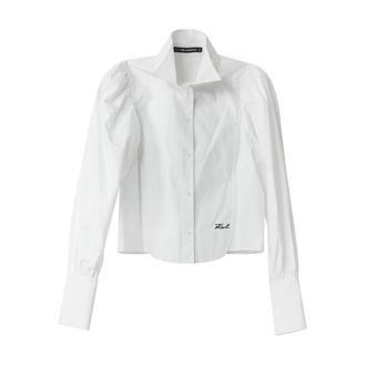 Karl Lagerfeld Fashion Poplin Hemd - - Blouses & Shirts - Damen - Wei&szlig; - M